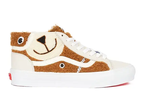 VANS Mid Zoo Skool Unstuffed Animalin Sneakers - Bear/marshmallow