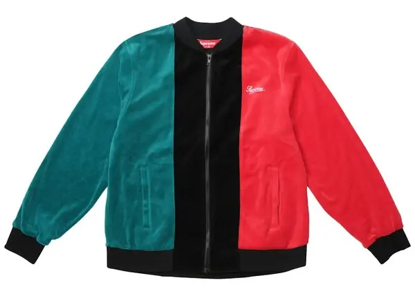Supreme Velour Zip-up Jacket