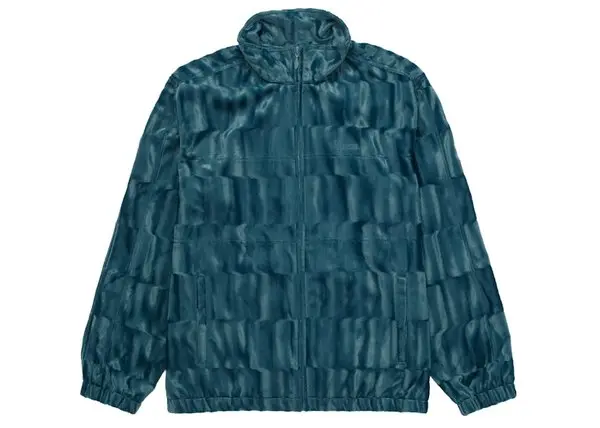 Supreme Velour Track Jacket - Slate