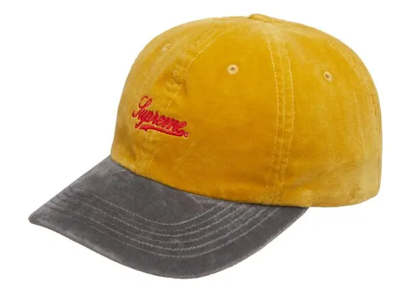 Supreme Velvet 6-panel Cap - Gold