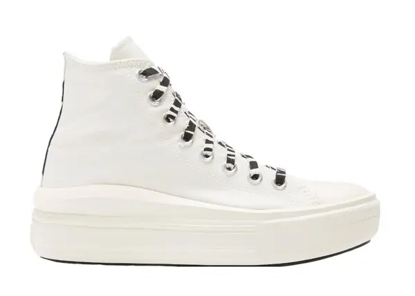 CONVERSE Chuck Taylor All Star Move Hi Archive Print - Egret/black