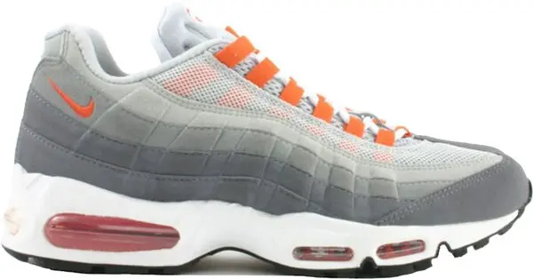 Nike Air Max 95 Sneakers - Light Graphite/orange Blaze/medium Grey