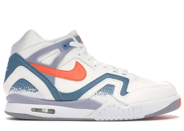 Nike Air Tech Challenge Ii Sneakers - White/orange Burst/clay Blue