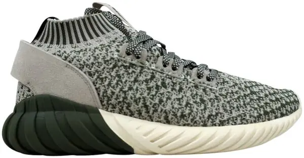 Adidas Tubular Doom Sock Primeknit Sneakers - Green/sesame/white