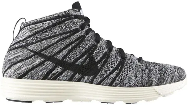 Nike Lunar Flyknit Chukka - Black/black White/sail