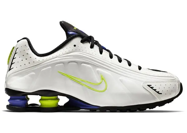 Nike Shox R4 Flash Sneakers - White/black/volt