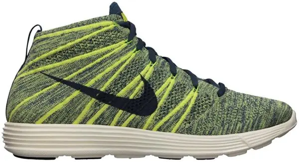 Nike Lunar Flyknit Chukka - Squadron Blue/electric Yellow