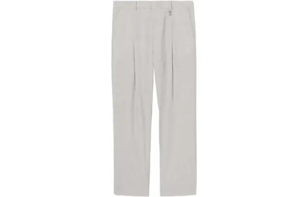 Burberry Monogram Motif Wool Wide-leg Trousers