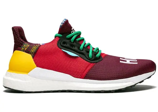 Adidas Solar Hu Glide Sneakers - Maroon/red/gold