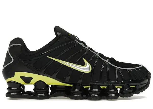 Nike Shox Tl Sneakers - Black/dynamic Yellow/metallic Silver
