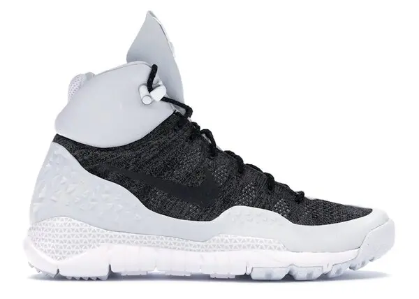 Nike Lupinek Flyknit High-top Sneakers - Black/white