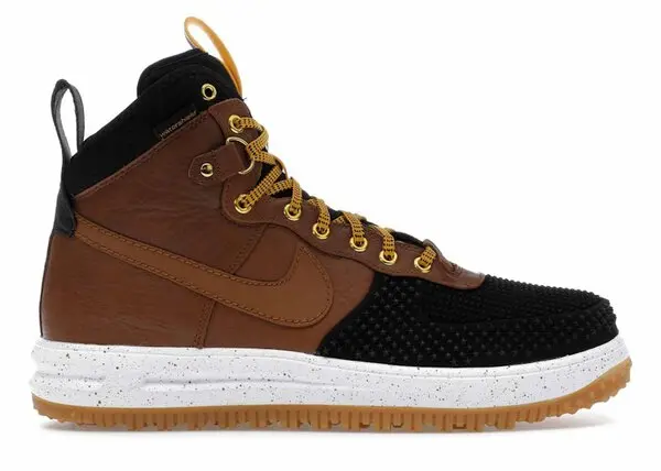 Nike Lunar Force 1 Duckboot - Black/light British Tan/gold Dart