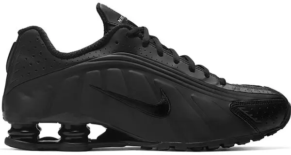 Nike Shox R4 Triple Matte Sneakers - Black/white
