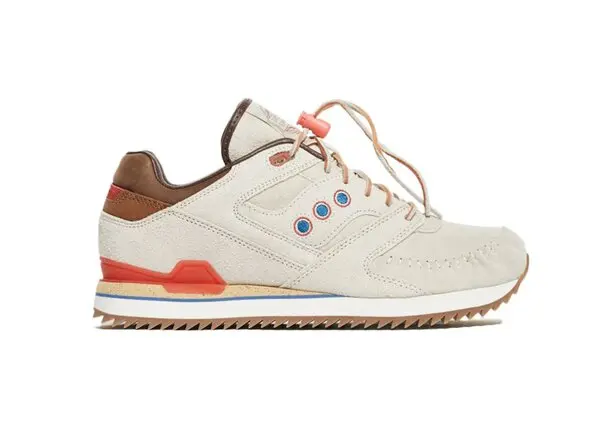 Saucony Courageous Moc Lapstone & Hammer Two Riversin Sneakers - Bone White