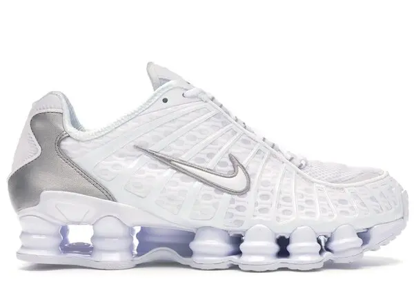 Nike Shox Tl Sneakers - White/metallic Silver/max Orange