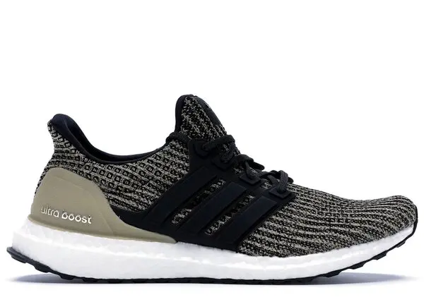 Adidas Ultra Boost 4.0 Sneakers - Core Black/trace Khaki/raw Gold