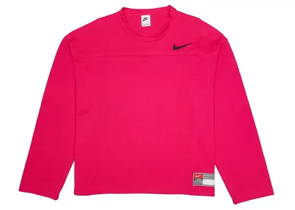 StüSsy X Nike Drifit Mesh Jersey - Fireberry | Editorialist