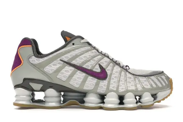 Nike Shox Tl Sneakers - Atmosphere Grey/viotech/orange Peel