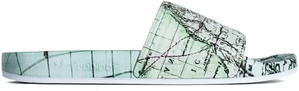 Adidas Adilette Slides - White/pink
