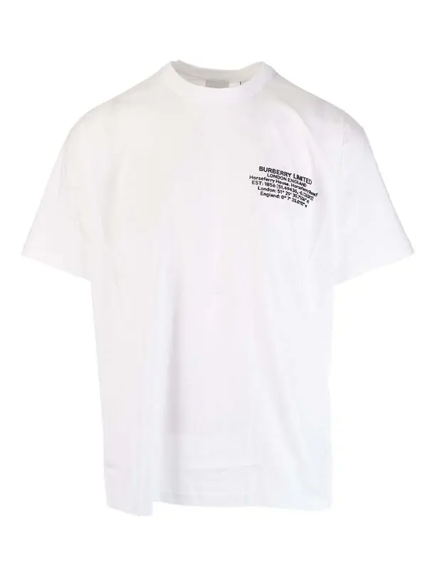 Burberry Oversized Abel Coordinates Logo Tee Shirt