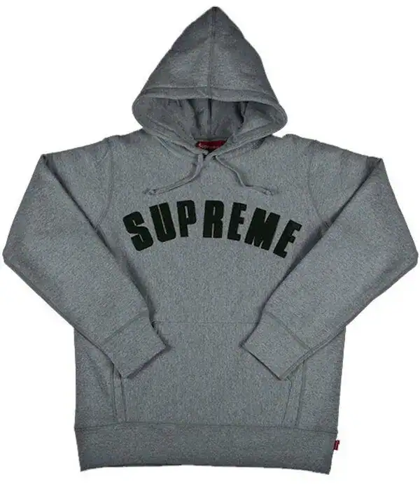 トップス Supreme Patent/Chenille Arc Logo Hooded Fall/Winter 2017 Preview – Supreme
