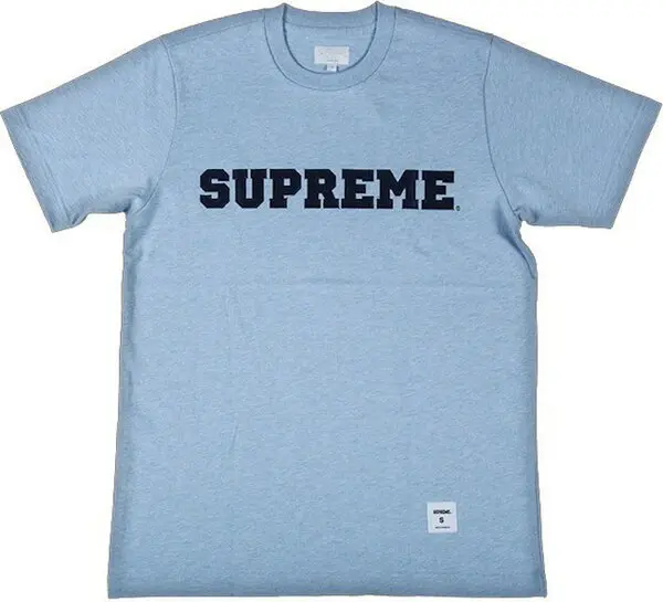 Supreme Collegiate Tee Shirt - Light Blue
