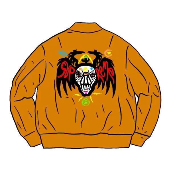 Supreme Clayton Patterson Skulls Embroidered Ma1 Jacket