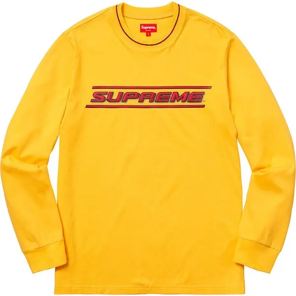 Supreme Bevel Long Sleeve Top - Yellow