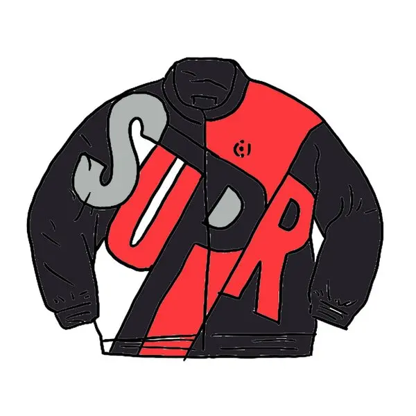 Supreme Big Letter Track Jacket