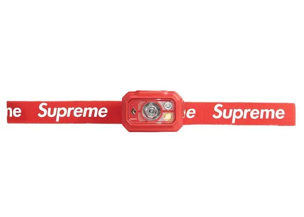 Supreme Black Diamond Storm 400 Headlamp - Red