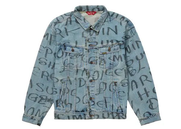 Supreme Denim Trucker Jacket - Blue