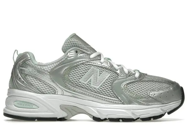 NEW BALANCE 530 Lace Up Sneakers - White/summer Fog/cosmic Jade