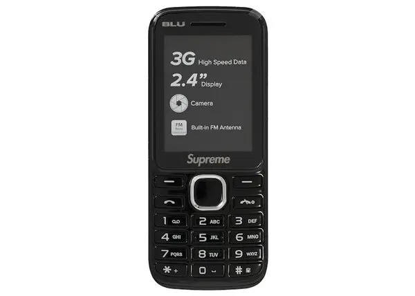 Supreme Blu Burner Phone - Black