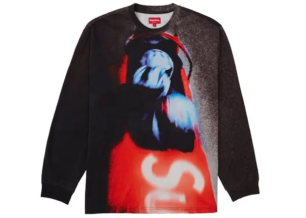 Supreme Bobsled Long Sleeve Top - Black