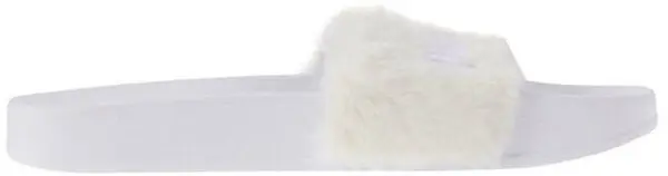 PUMA Fur Slide - White