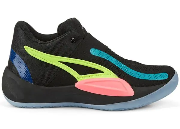 PUMA Rise Nitroin Sneakers - Black/sunset Glow