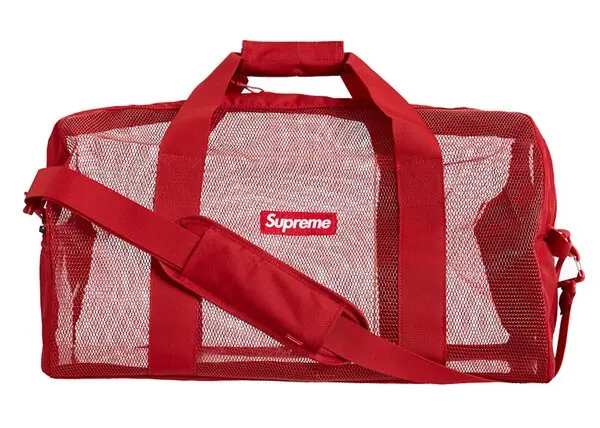 Supreme Big Duffle Bag Ss20 - Dark Red