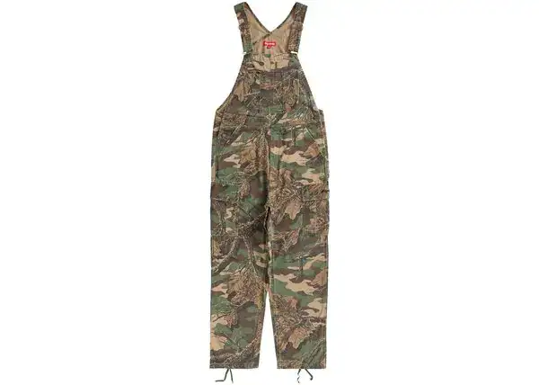 Supreme Cargo Denim Overalls - Branch Woodland Camo | Editorialist