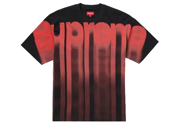 Supreme Bleed Logo Short Sleeve Top - Black