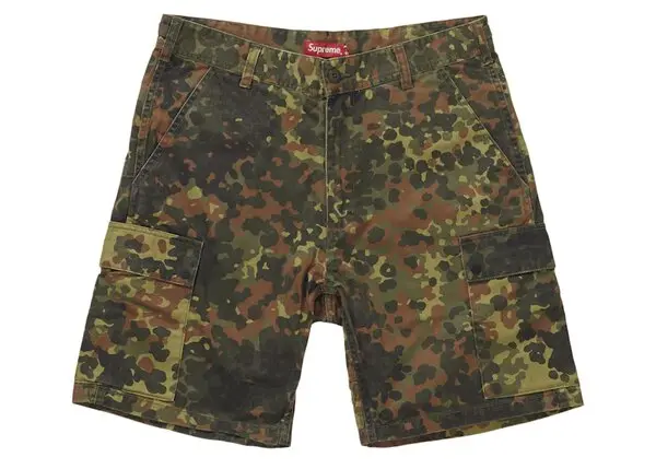 Supreme Cargo Short - Olive German Camo