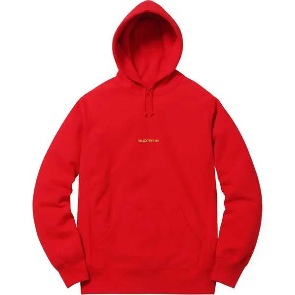 Supreme Compact Logo Hoodie - Red