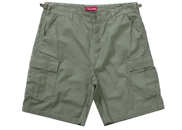 Supreme Cargo Shorts - Olive