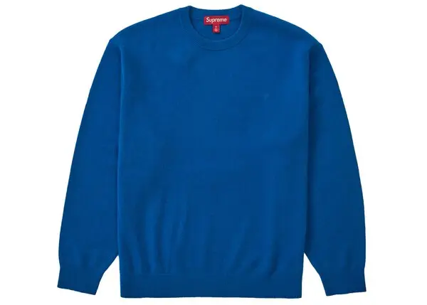 Supreme Cashmere Crewneck Sweater - Blue