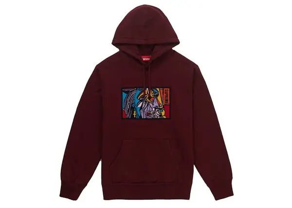 Supreme Chainstitch Hooded Sweatshirt - Burgundy
