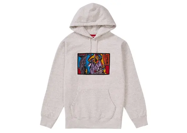 Supreme Chainstitch Hooded Sweatshirt - Ash Grey