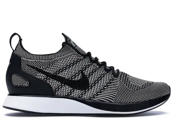 Nike Mariah Flyknit Racer Sneakers - Pale Grey/black/solar