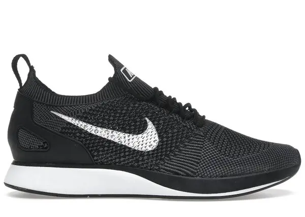 Nike Mariah Flyknit Racer Sneakers - Black/white/dark Grey