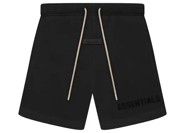 Fear Of God Essentials Drawstring Sweatshort - Jet Black