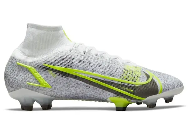 Nike Mercurial Superfly Elite Fg - White/metallic Silver/volt