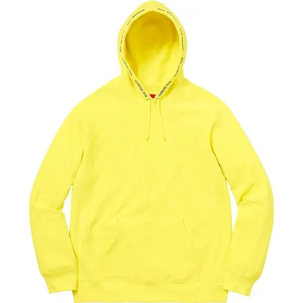 Supreme Channel Hooded Sweatshirt - Lemon